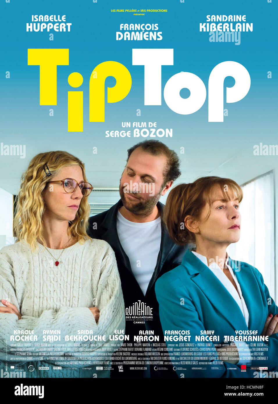 TIP TOP, French poster art, from left: Sandrine Kiberlain, Francois ...