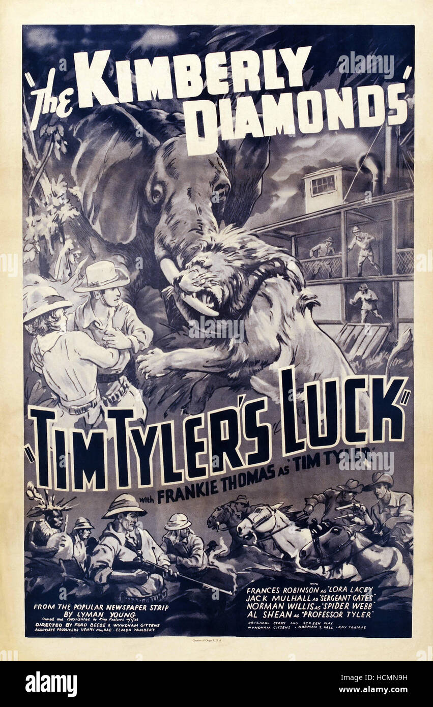 TIM TYLER'S LUCK, US poster, 1937 Stock Photo - Alamy