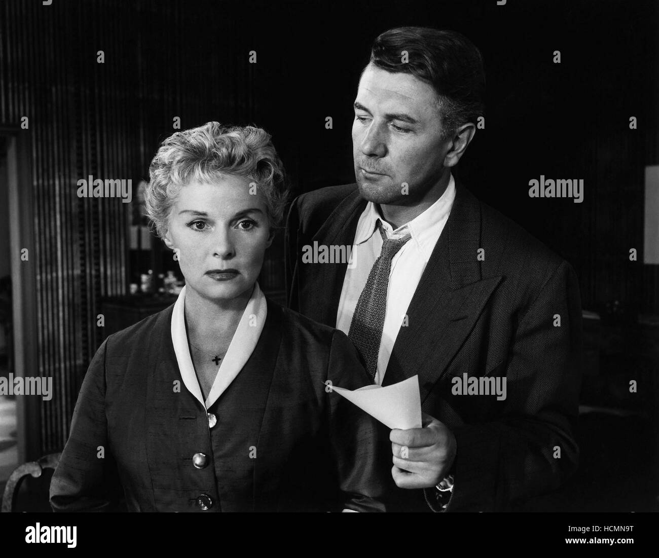 TIME WITHOUT PITY, from left: Ann Todd, Michael Redgrave, 1957 Stock ...