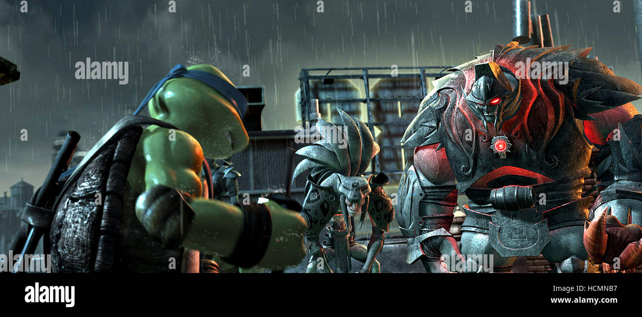 TMNT, (aka TEENAGE MUTANT NINJA TURTLES), Leonardo (left, voice: James ...