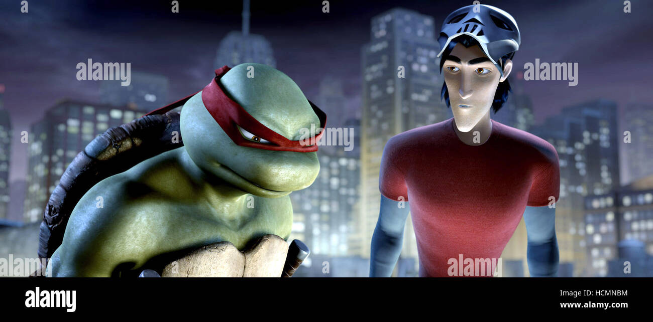 TMNT, (aka TEENAGE MUTANT NINJA TURTLES), left: Raphael (voice: Nolan ...