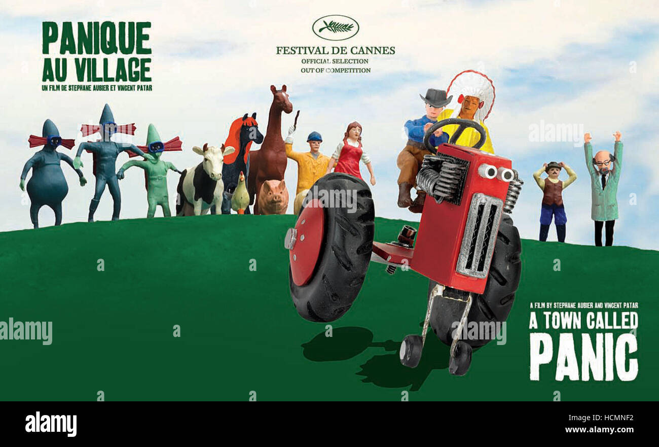 A TOWN CALLED PANIC, (aka PANIQUE AU VILLAGE), French poster art, 2009 ...