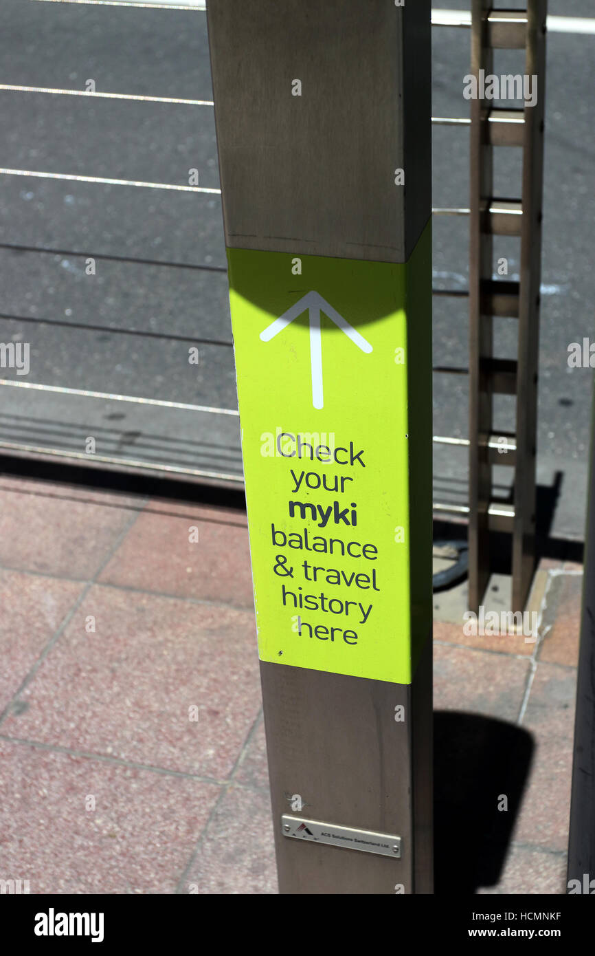 Train ticket machine melbourne australia hi-res stock photography and ...