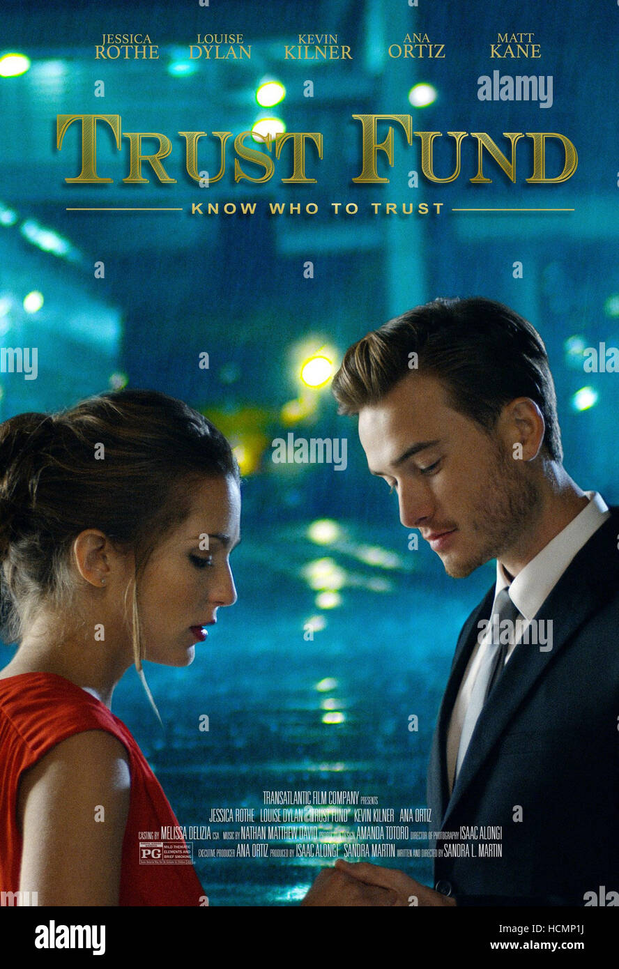 TRUST FUND, poster, from left: Jessica Rothe, Matt Kane, 2016 Stock ...