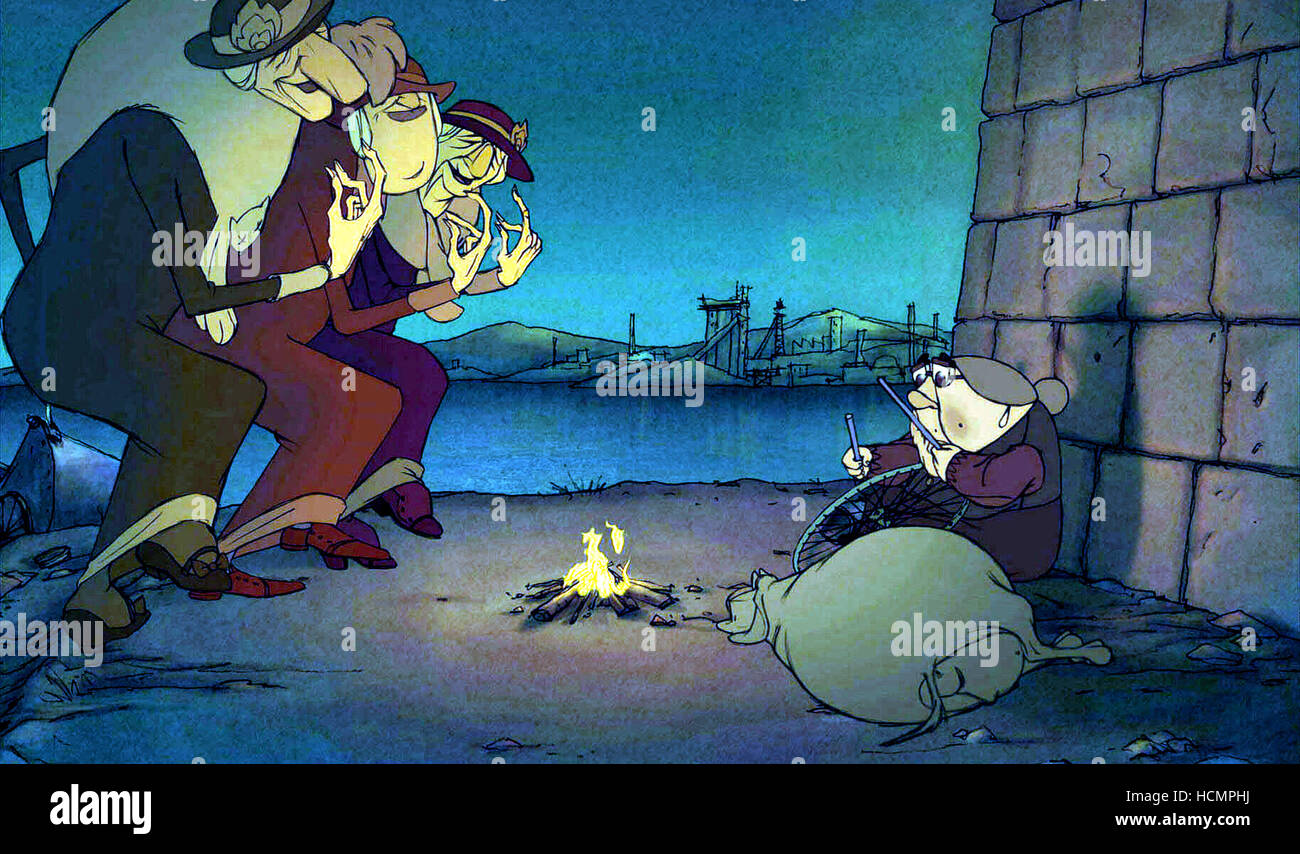 THE TRIPLETS OF BELLEVILLE, Triplets of Belleville, Madam Souza, Bruno ...