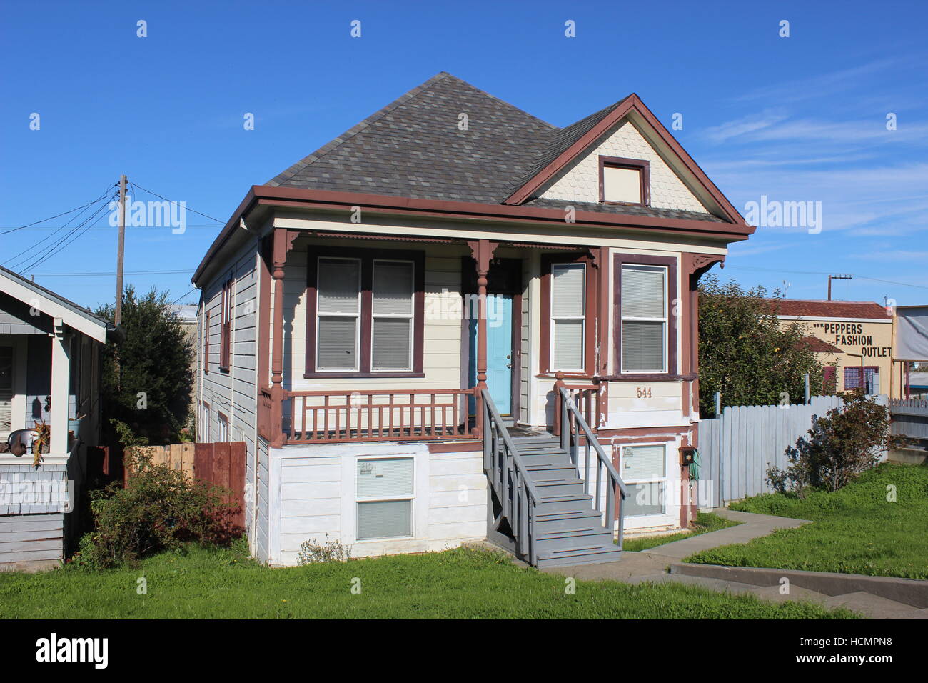 Queen Anne Cottage built in 1903 in Vallejo, California Stock Photo - Alamy