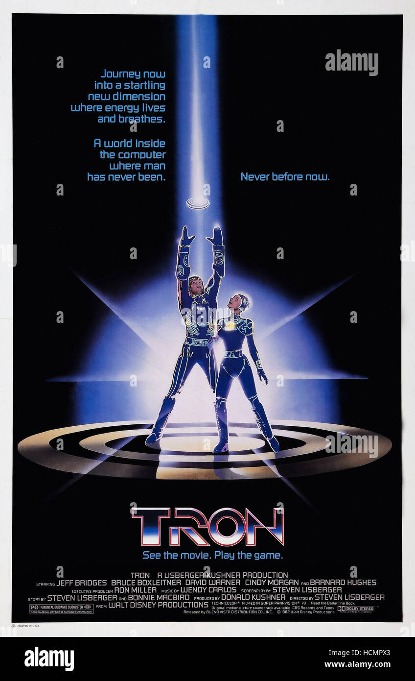 TRON, US poster art, 1982. ©Buena Vista/courtesy Everett Collection ...