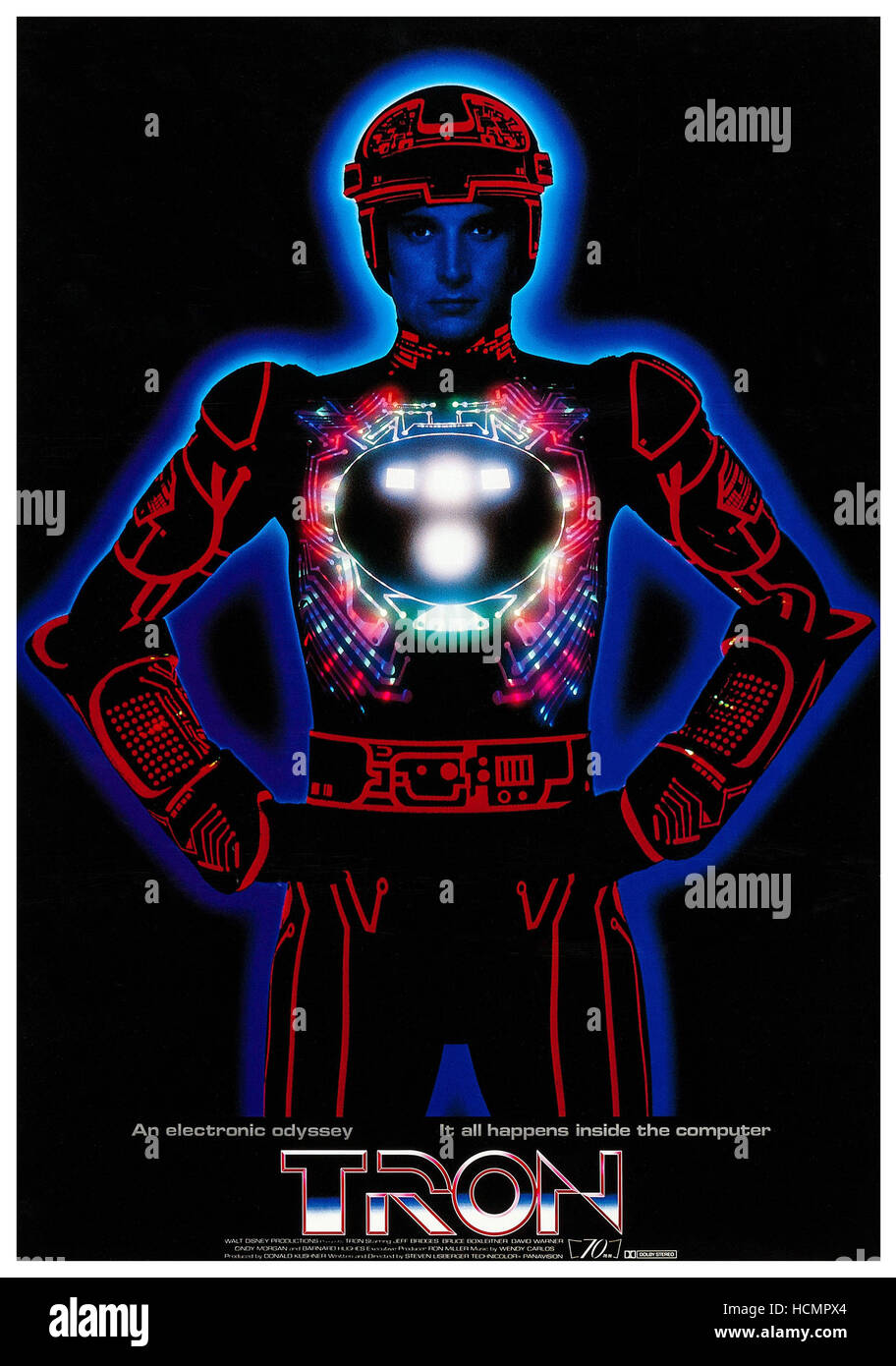 TRON, US poster art, Bruce Boxleitner, 1982. ©Buena Vista/courtesy ...