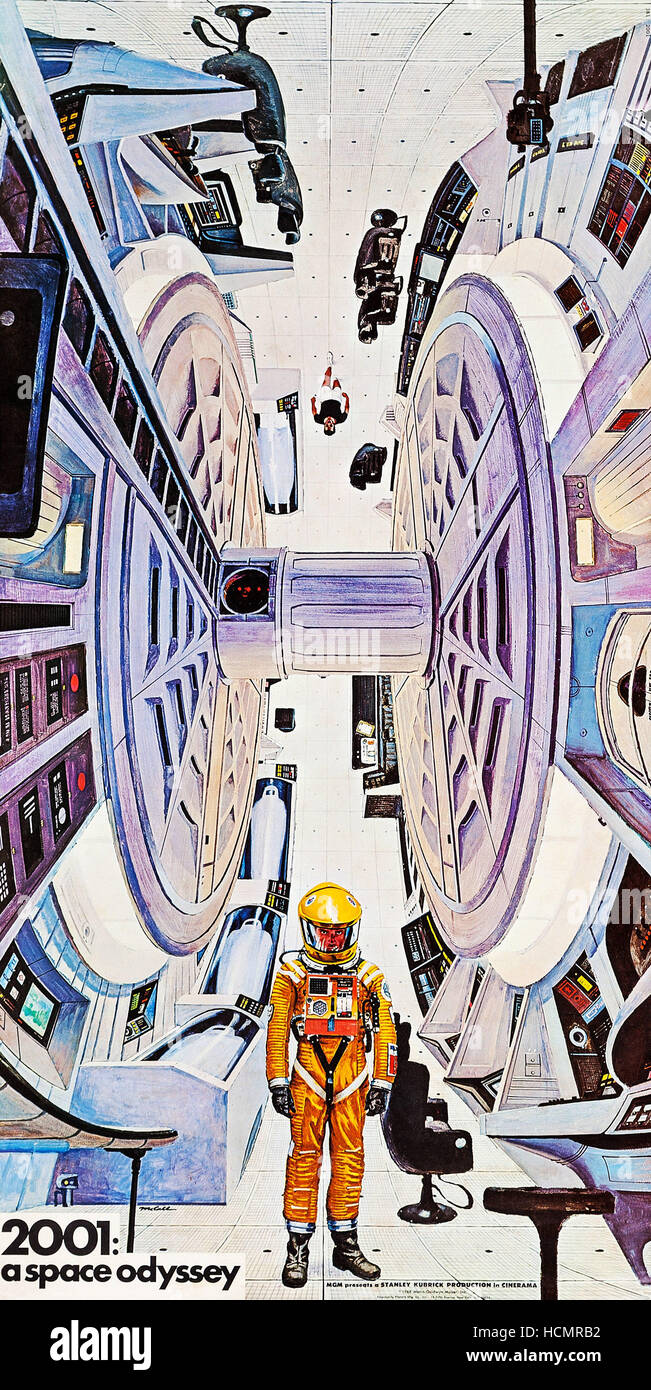 2001: A SPACE ODYSSEY, US poster, 1968 Stock Photo - Alamy