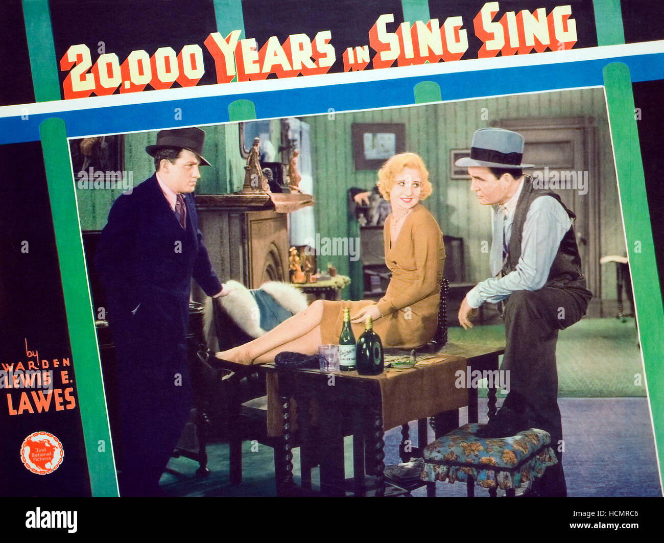 20,000 YEARS IN SING SING, Spencer Tracy and Warren Hymer, 1932 Stock ...