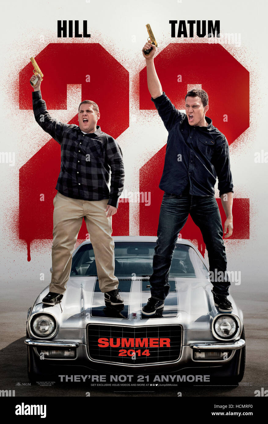 22 JUMP STREET, US poster art, from left: Jonah Hill, Channing Tatum ...