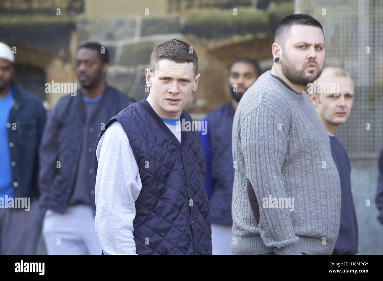 STARRED UP, Jack O'Connell (center of frame), 2013. Ph: Aidan Monaghan ...