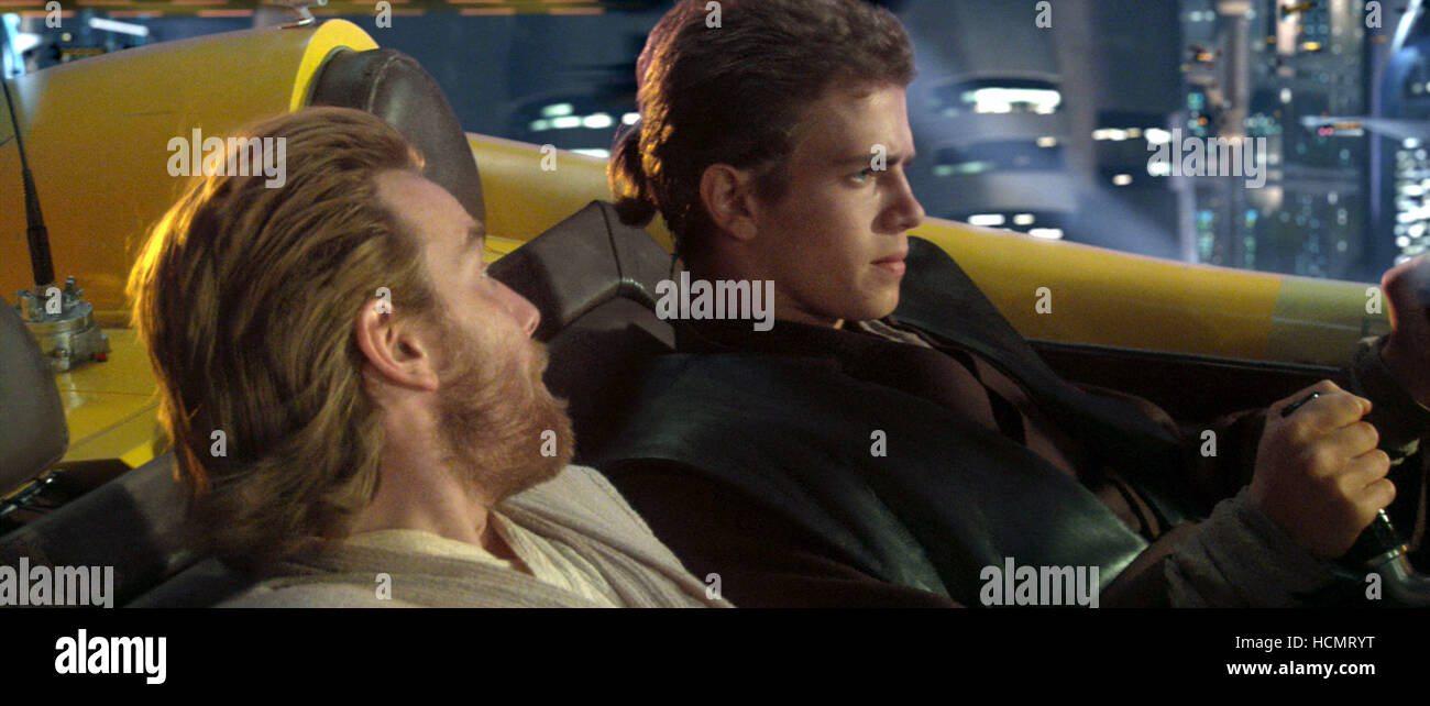STAR WARS EPISODE II - ATTACK OF THE CLONES, Ewan McGregor, Hayden Christensen, 2002, Copyright ...
