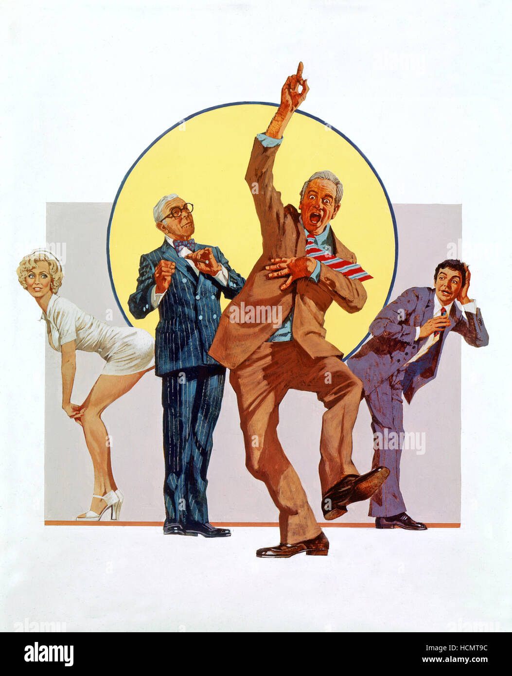 THE SUNSHINE BOYS, Lee Meredith, George Burns, Walter Matthau, Richard ...