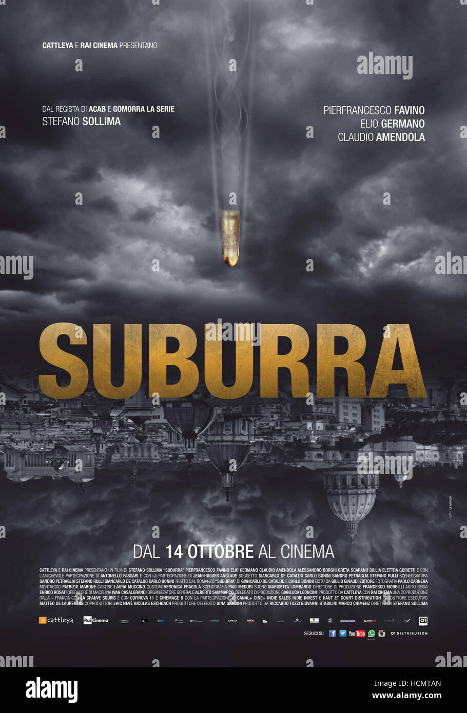 SUBURRA, Italian poster, 2015. © 01 Distribution/Courtesy Everett ...