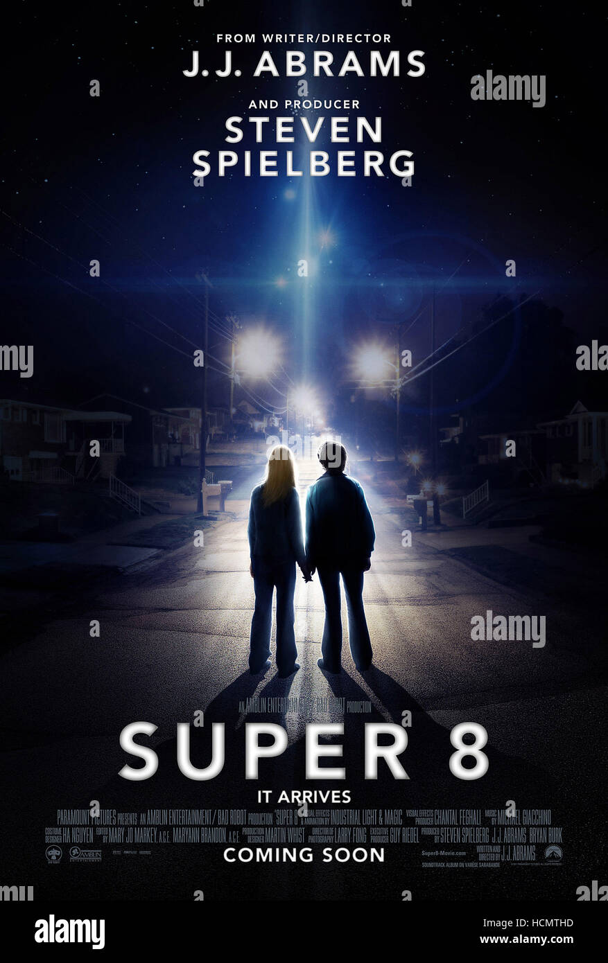 SUPER 8, International poster in English, from left: Elle Fanning, Joel ...