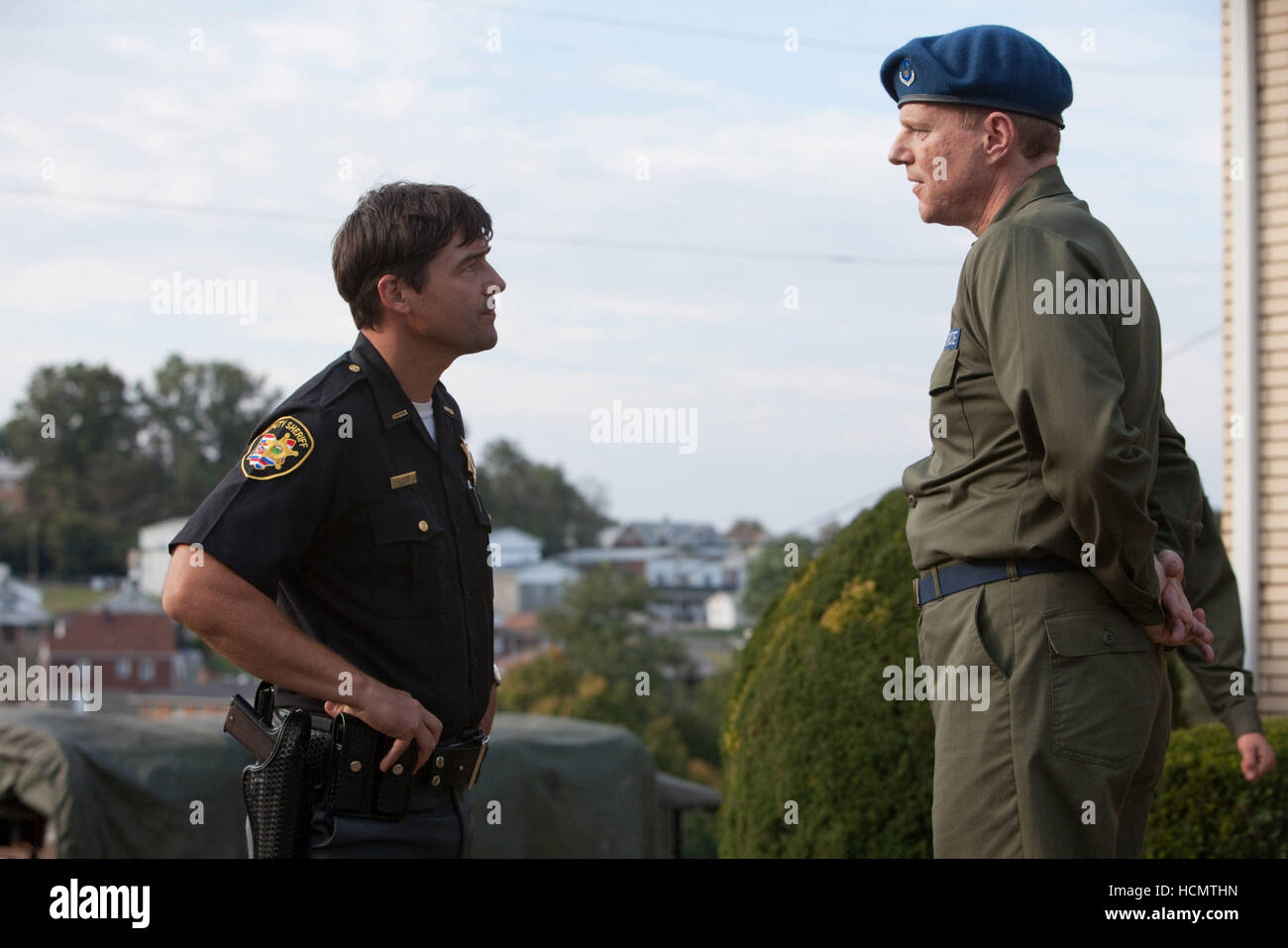 SUPER 8, from left: Kyle Chandler, Noah Emmerich, 2011. ph: Francois ...