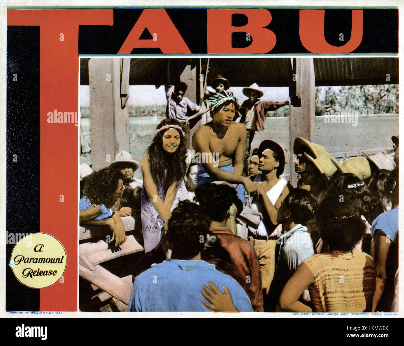 TABU, from left, Anne Chevalier, Matahi, 1931 Stock Photo - Alamy