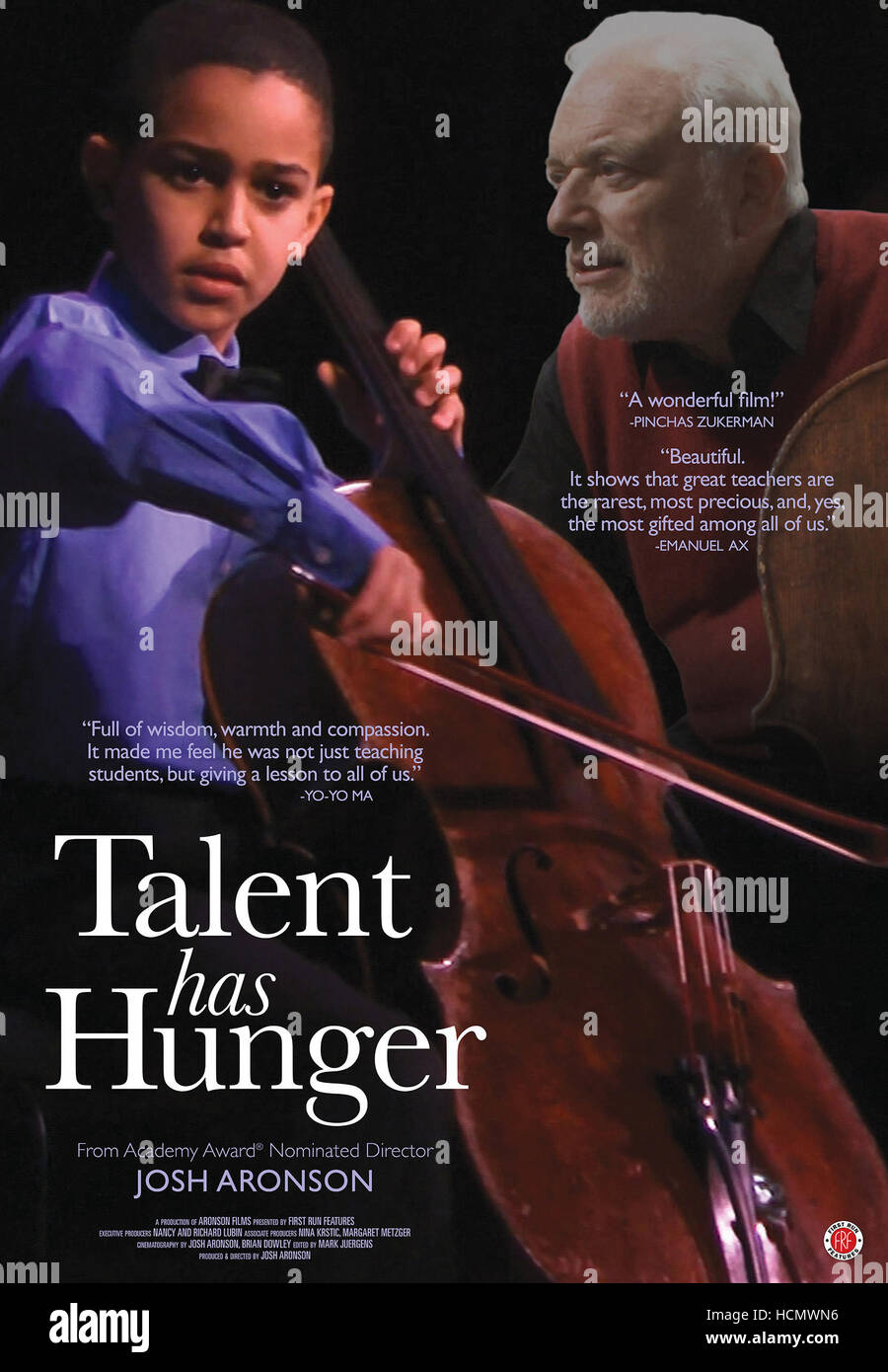 TALENT HAS HUNGER, US poster art, from left: Lev Mamuya, Paul Katz ...