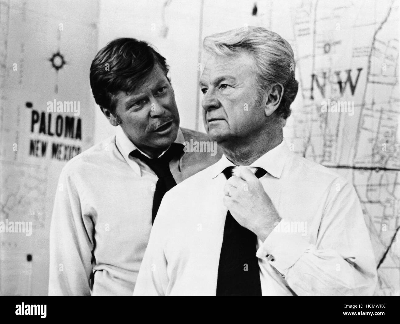 THE TAKE, Albert Salmi, Eddie Albert, 1974 Stock Photo - Alamy