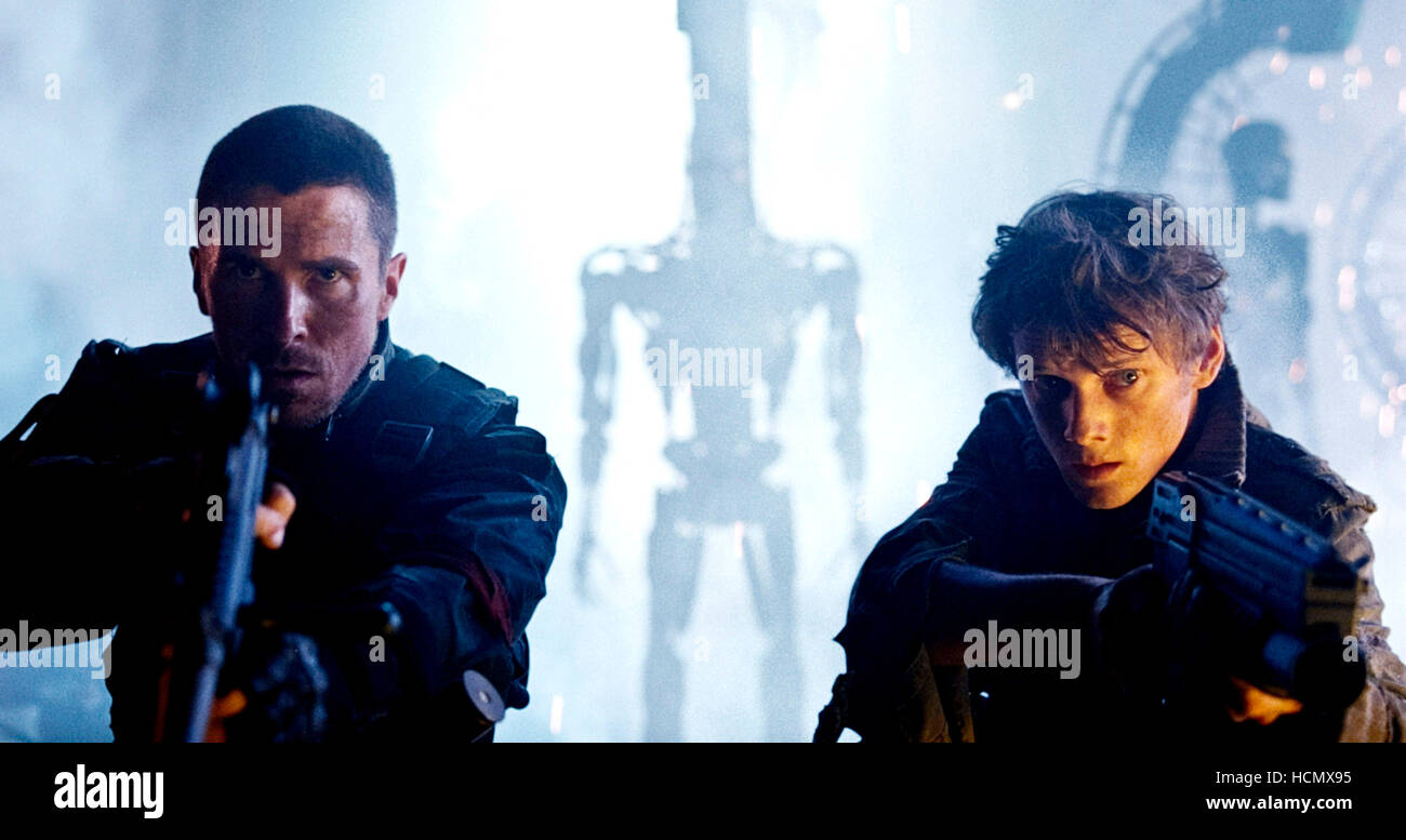 TERMINATOR SALVATION, from left: Christian Bale, Anton Yelchin, 2009 ...