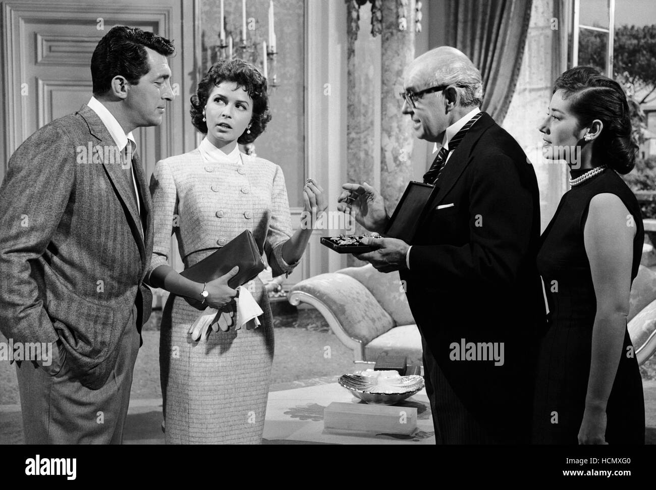 TEN THOUSAND BEDROOMS, from left: Dean Martin, Eva Bartok, Nestor Paiva ...