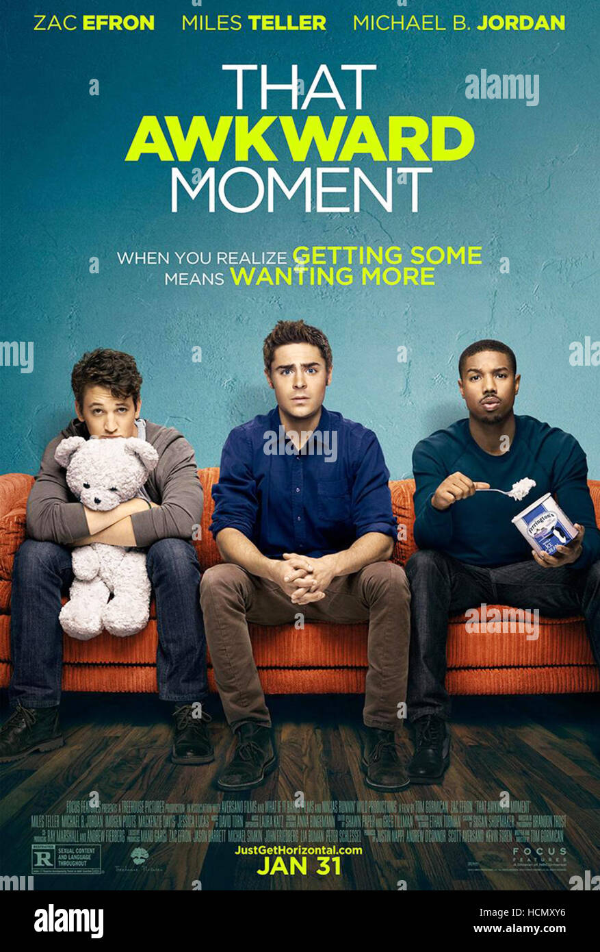 THAT AWKWARD MOMENT, US poster art, from left: Miles Teller, Zac Efron ...