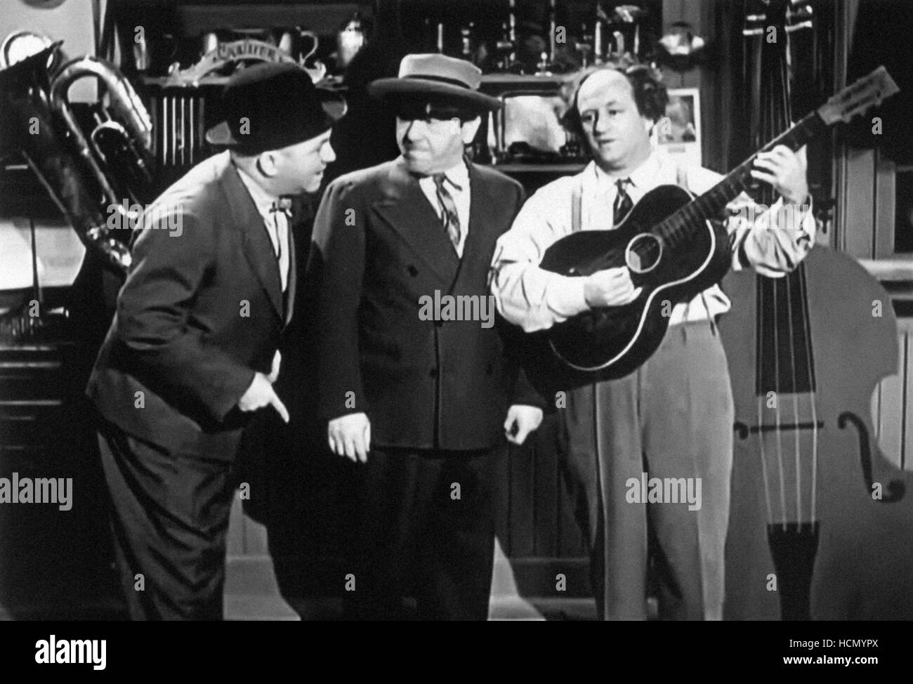 THREE LOAN WOLVES, The Three Stooges (from left): Curly Howard, Moe ...
