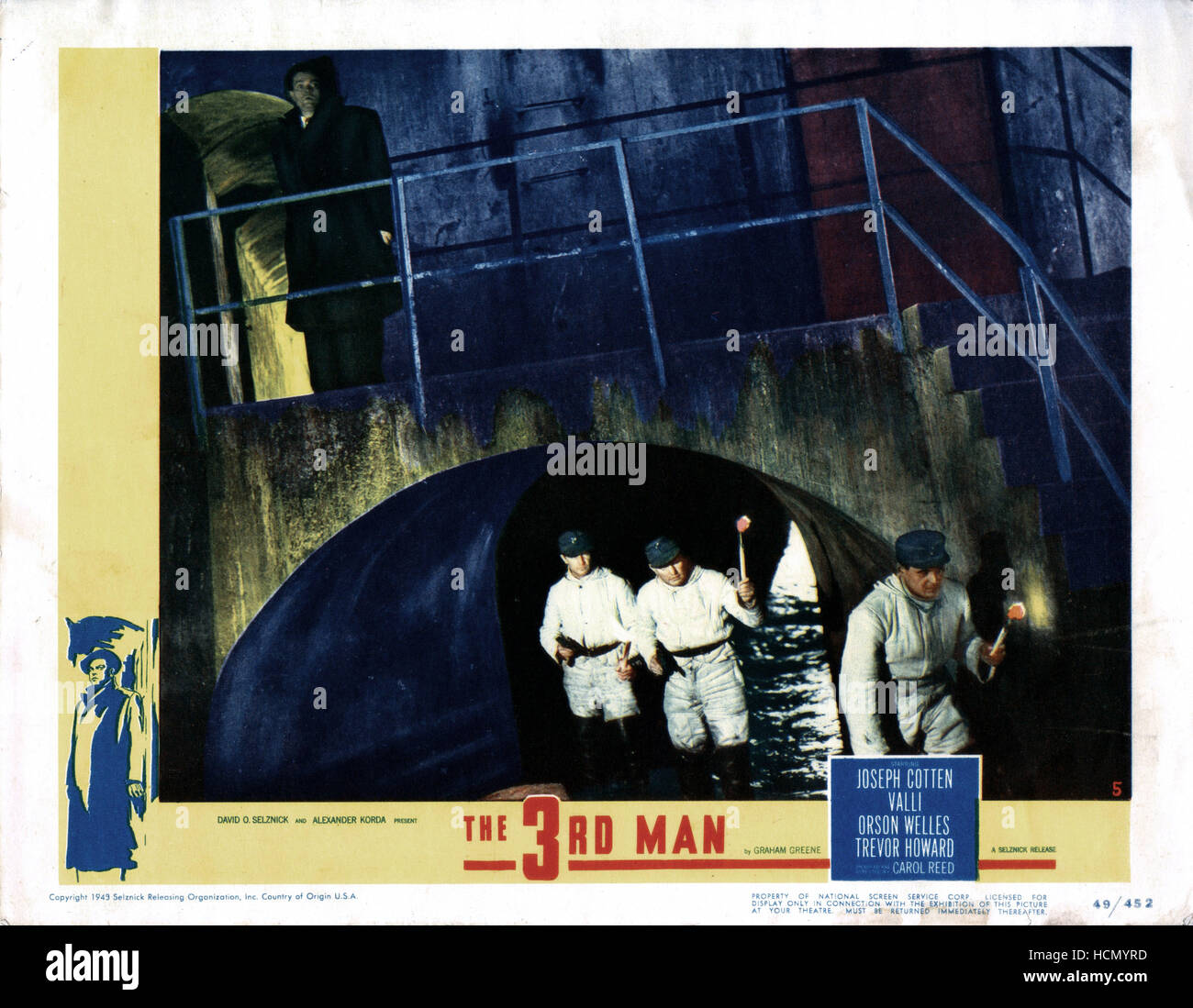 THE THIRD MAN, (aka THE 3rd MAN), Orson Welles, (top left), 1949 Stock ...