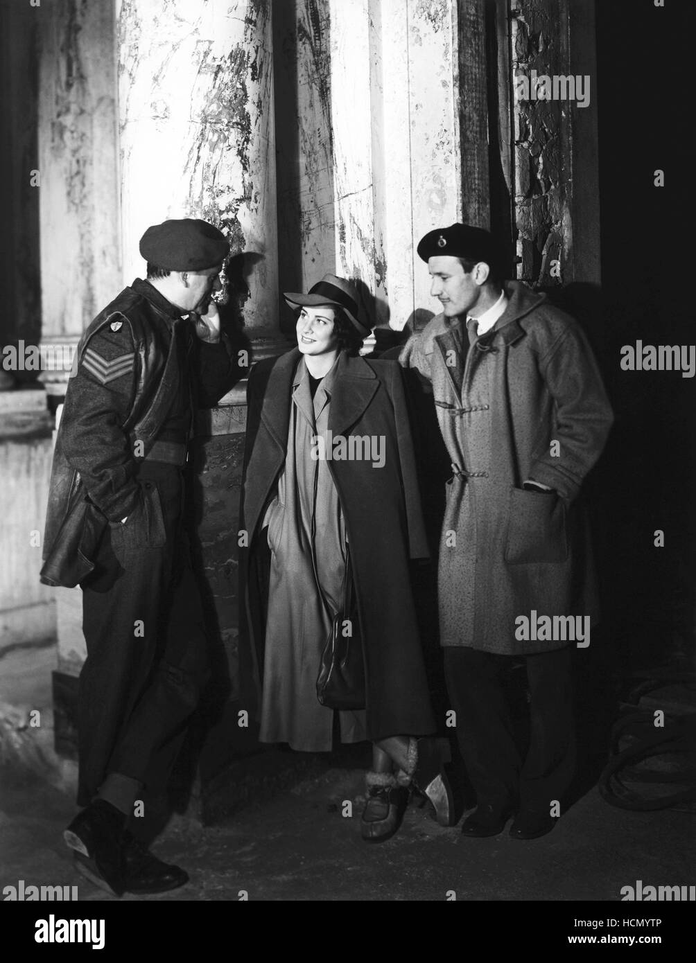 THE THIRD MAN, from left: Bernard Lee, Alida Valli, Trevor Howard on ...