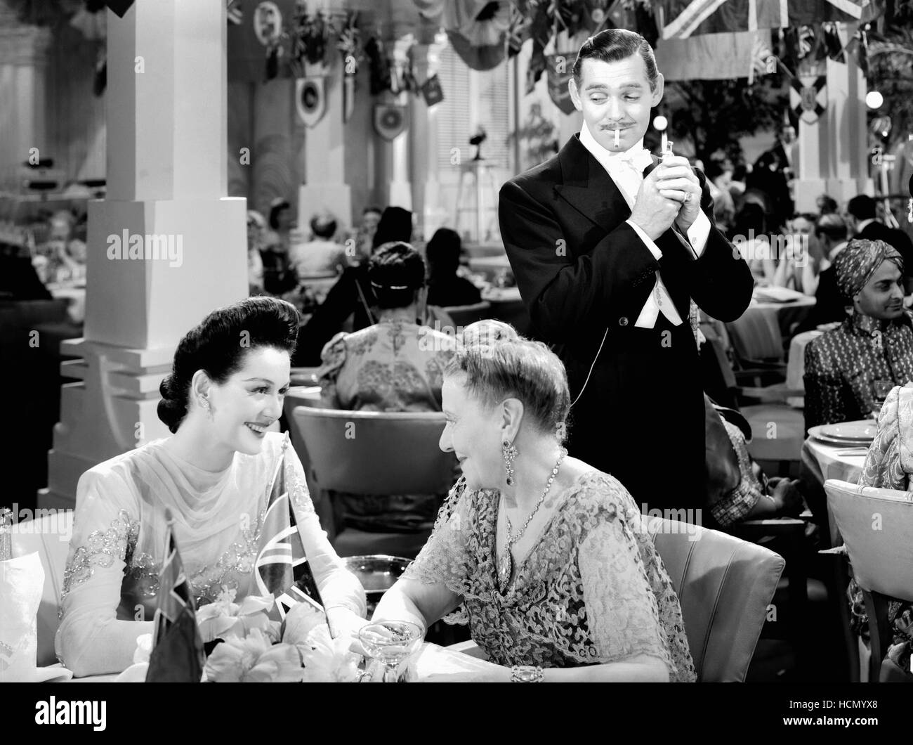 THEY MET IN BOMBAY, Rosalind Russell, Jessie Ralph, Clark Gable, 1941 ...