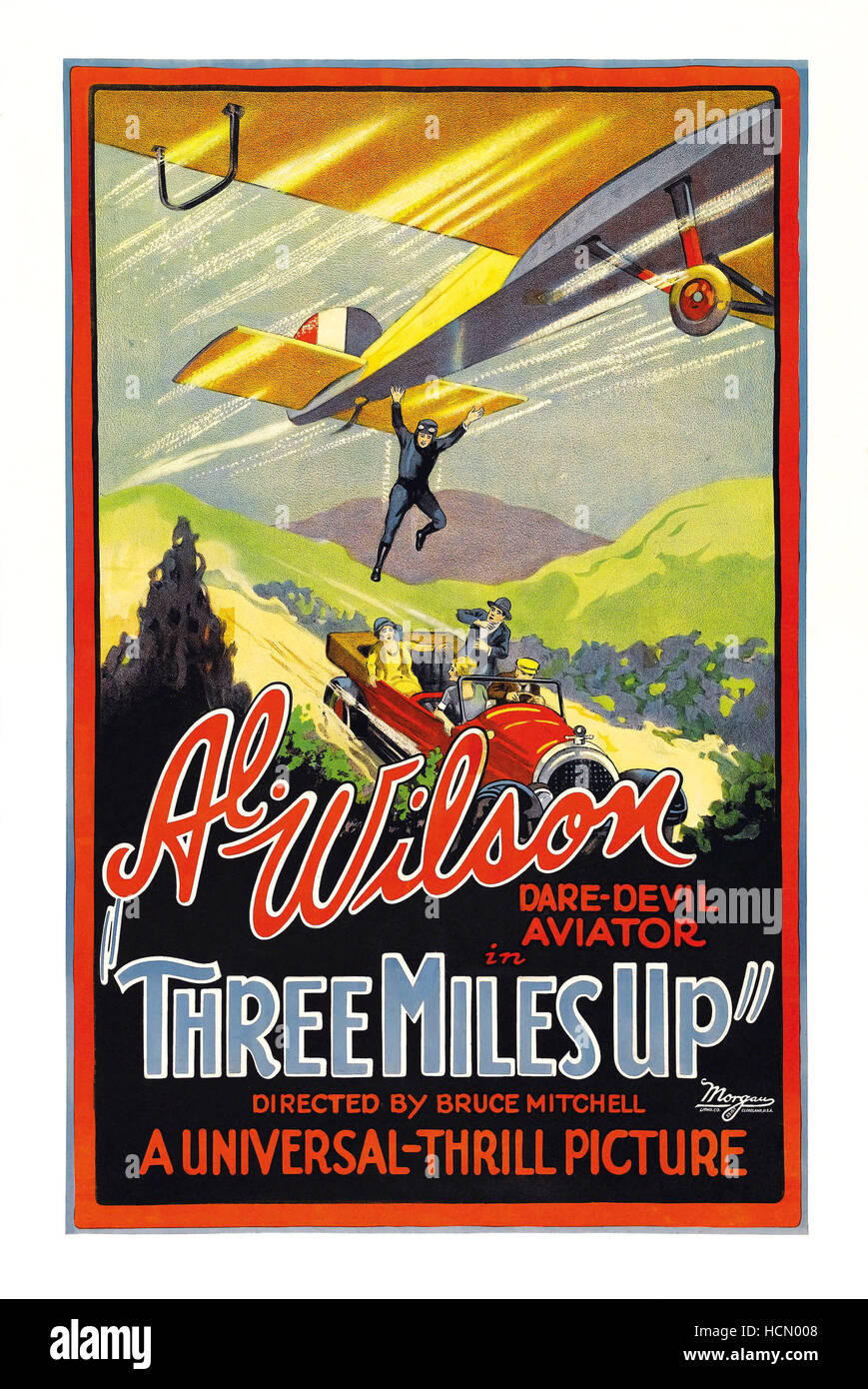 THREE MILES UP, US poster, 1927 Stock Photo - Alamy