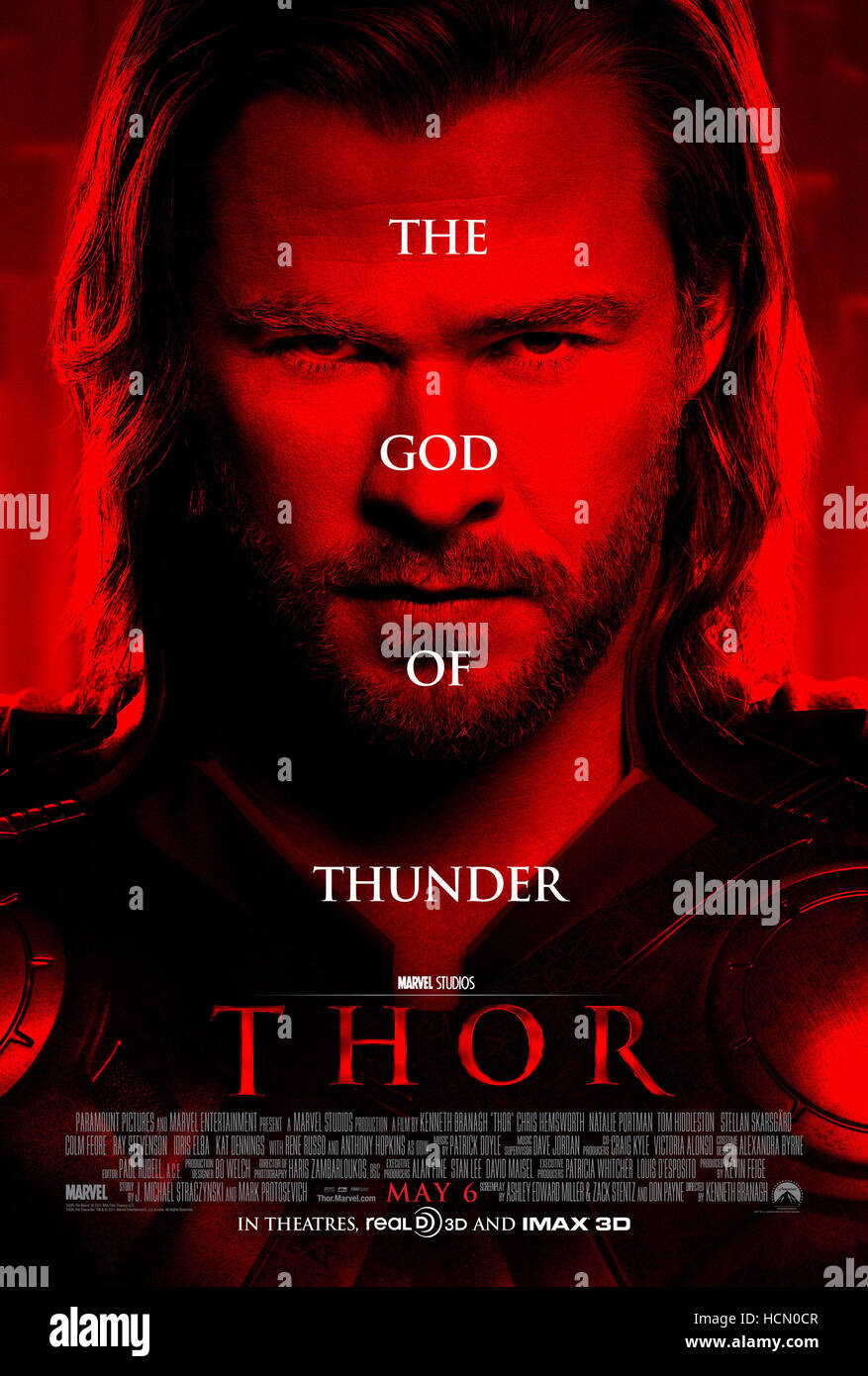 THOR, US poster art, Chris Hemsworth, as Thor, 2011. ©Paramount ...