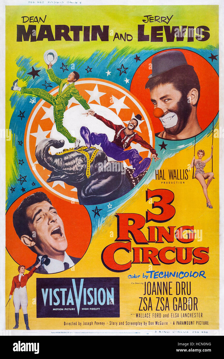 THREE RING CIRCUS, (aka 3 RING CIRCUS), from bottom left: Joanne Dru ...