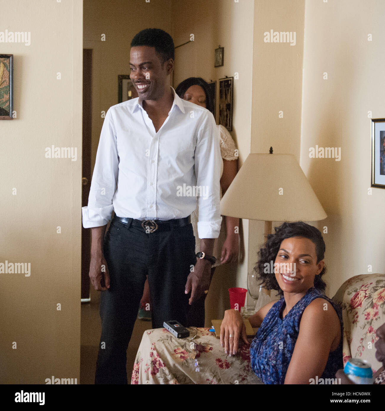 TOP FIVE, from left: Chris Rock, Rosario Dawson, 2014. ph: Ali Paige ...