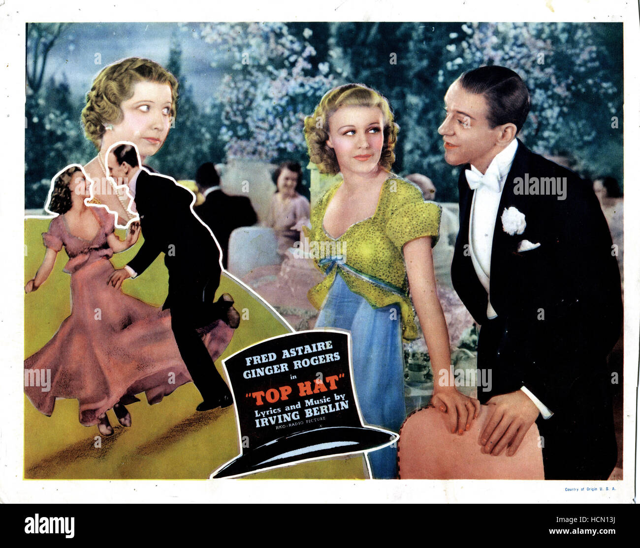 TOP HAT, from left, Helen Broderick, Ginger Rogers, Fred Astaire, 1935 ...