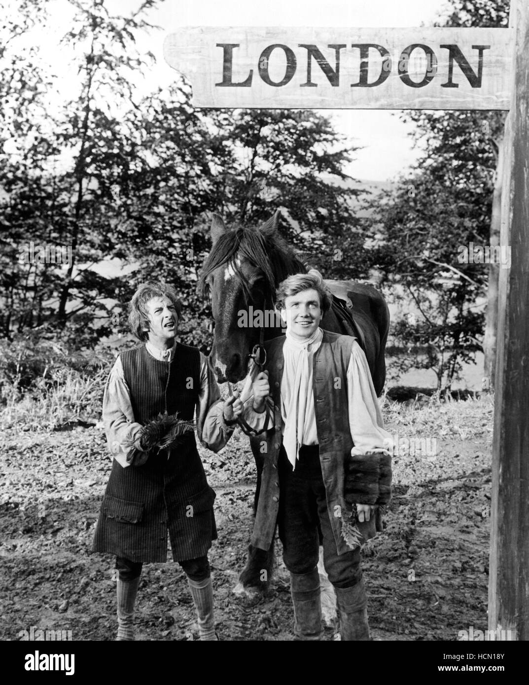 TOM JONES, from left: Jack MacGowran, Albert Finney, 1963 Stock Photo ...