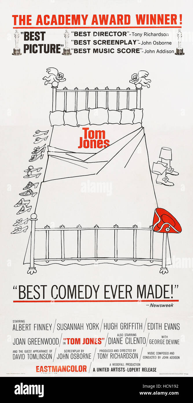 TOM JONES, poster art, 1963 Stock Photo - Alamy