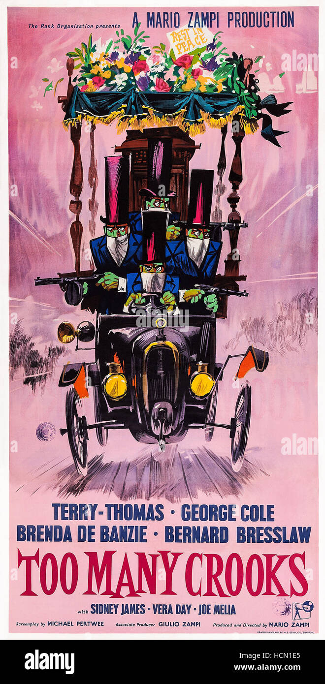 TOO MANY CROOKS, US poster art, 1959 Stock Photo - Alamy