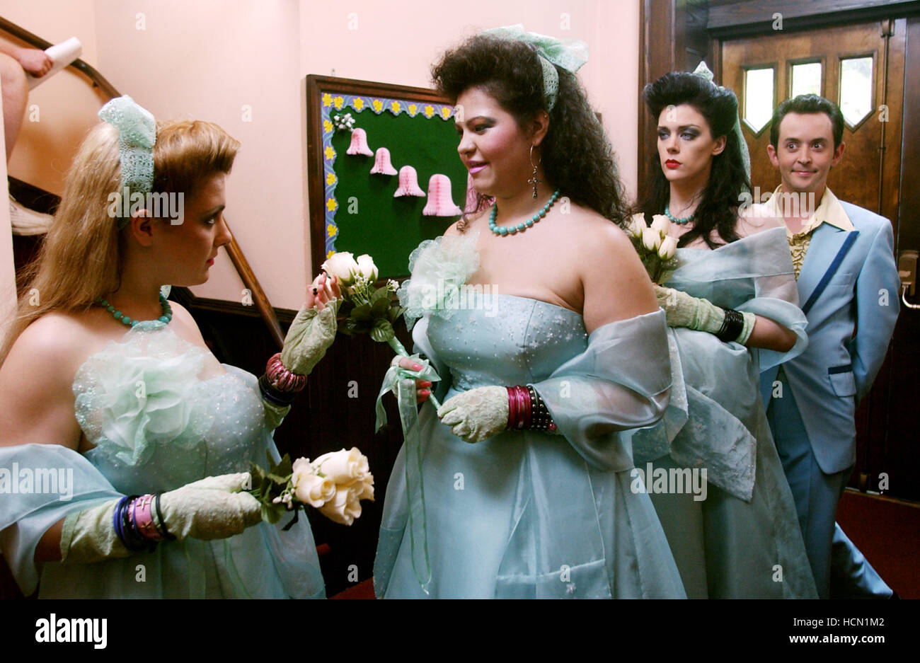 TONY 'N' TINA'S WEDDING, Daisy Eagan (far left), Kim Director (second ...