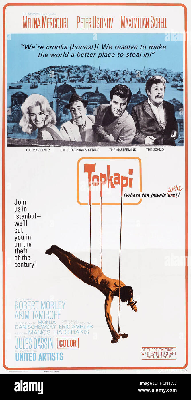 Peter ustinov topkapi 1964 hi-res stock photography and images - Alamy