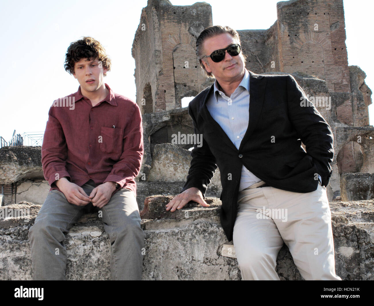 TO ROME WITH LOVE, from left: Jesse Eisenberg, Alec Baldwin, 2012. ph ...