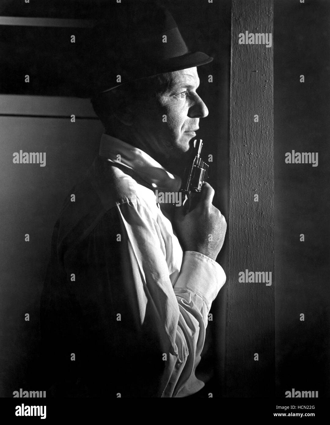 Frank sinatra with gun Black and White Stock Photos & Images - Alamy