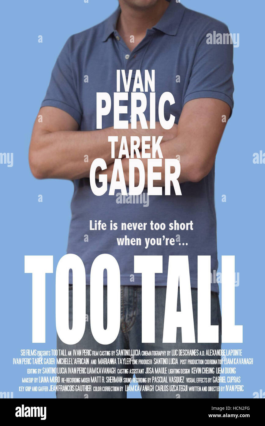 TOO TALL, poster art, 2014 Stock Photo - Alamy