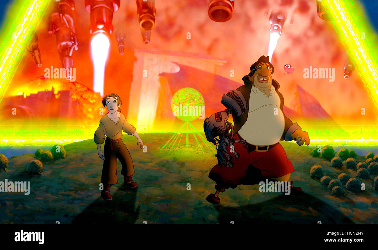 TREASURE PLANET, Jim Hawkins, John Silver, 2002, (c) Walt Disney ...