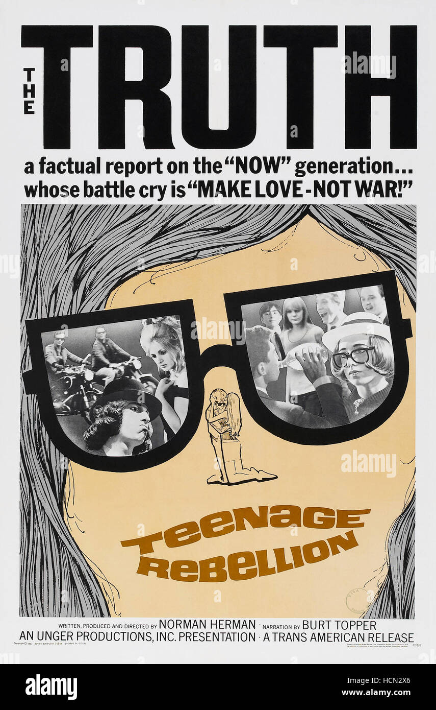 TEENAGE REBELLION, US poster, 1967 Stock Photo - Alamy