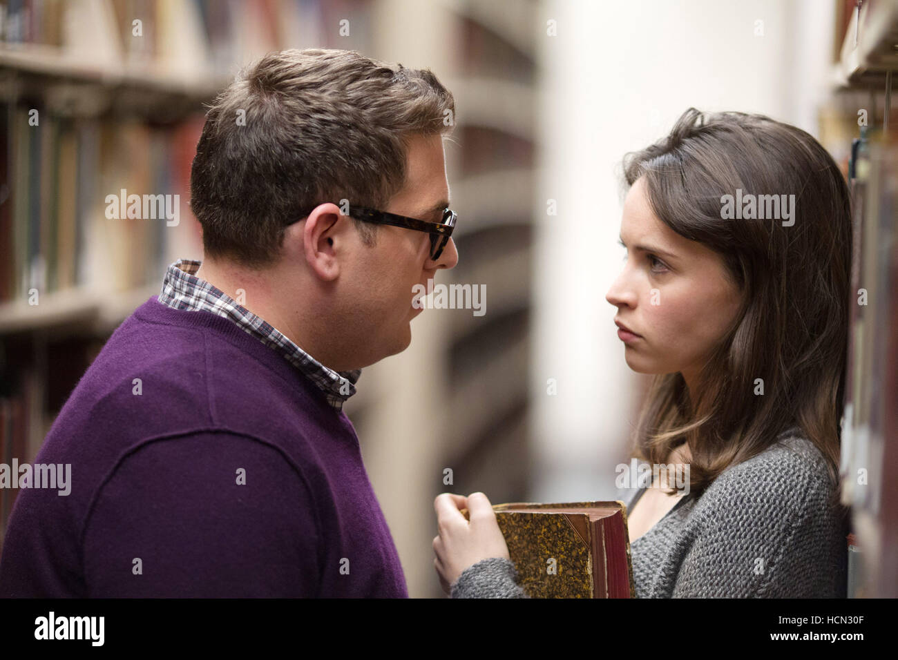 TRUE STORY, l-r: Jonah Hill, Felicity Jones, 2015. ph: Mary Cybulski/TM ...