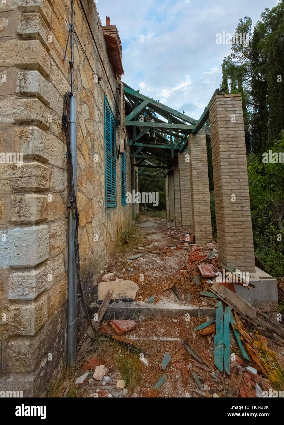 Tatoi Palace ruins in Greece, the summer palace and 10,000 acre estate ...