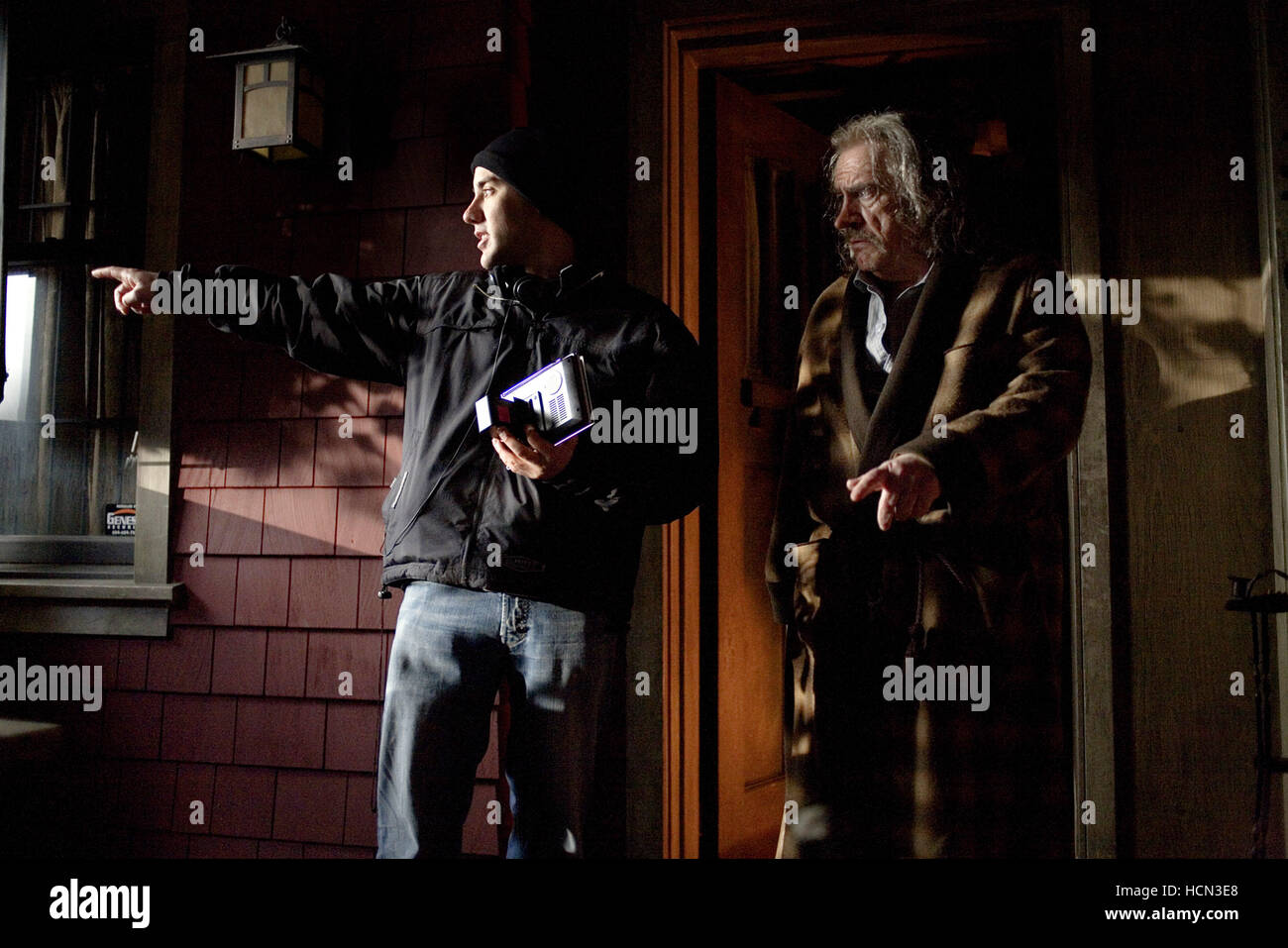 TRICK 'R TREAT, director Michael Dougherty, Brian Cox, on set, 2007 ...