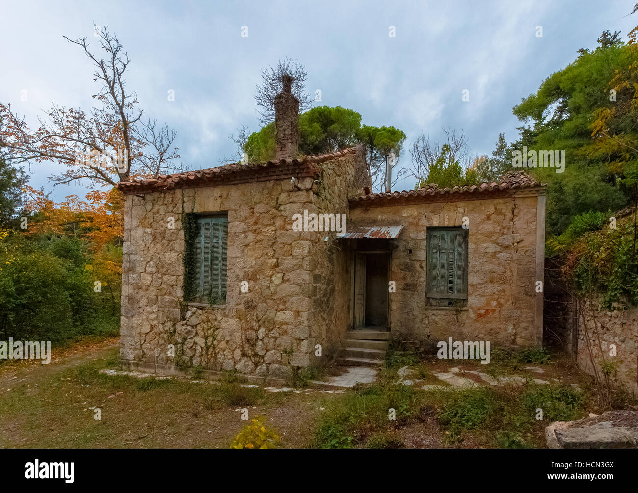 Tatoi Palace ruins in Greece, the summer palace and 10,000 acre estate ...